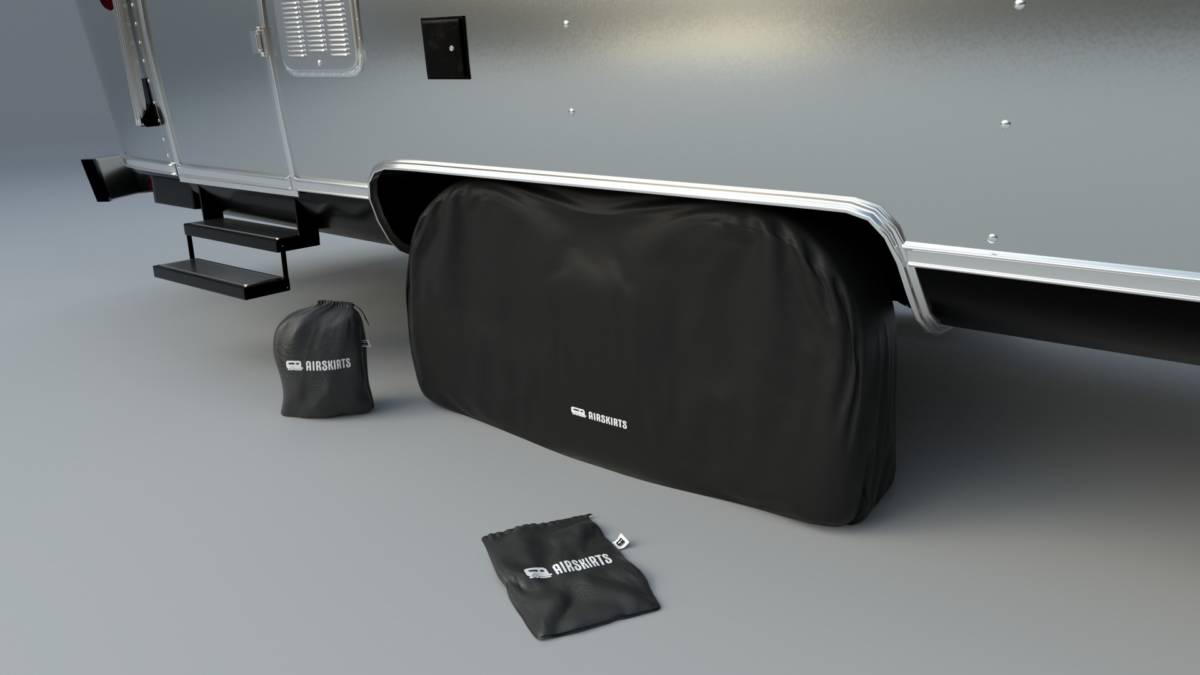 Grand Design RV Skirting: Protect Your Camper from Frozen Pipes - AirSkirts