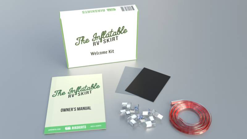 RV Skirting - Easy Kit Setup, Guaranteed Fit - AirSkirts