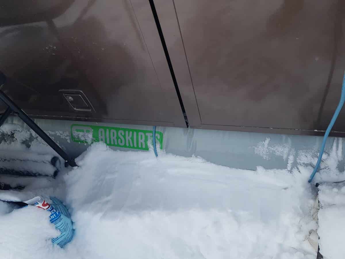 Winnebago RV Skirting - Winter Camper Skirts | AirSkirts