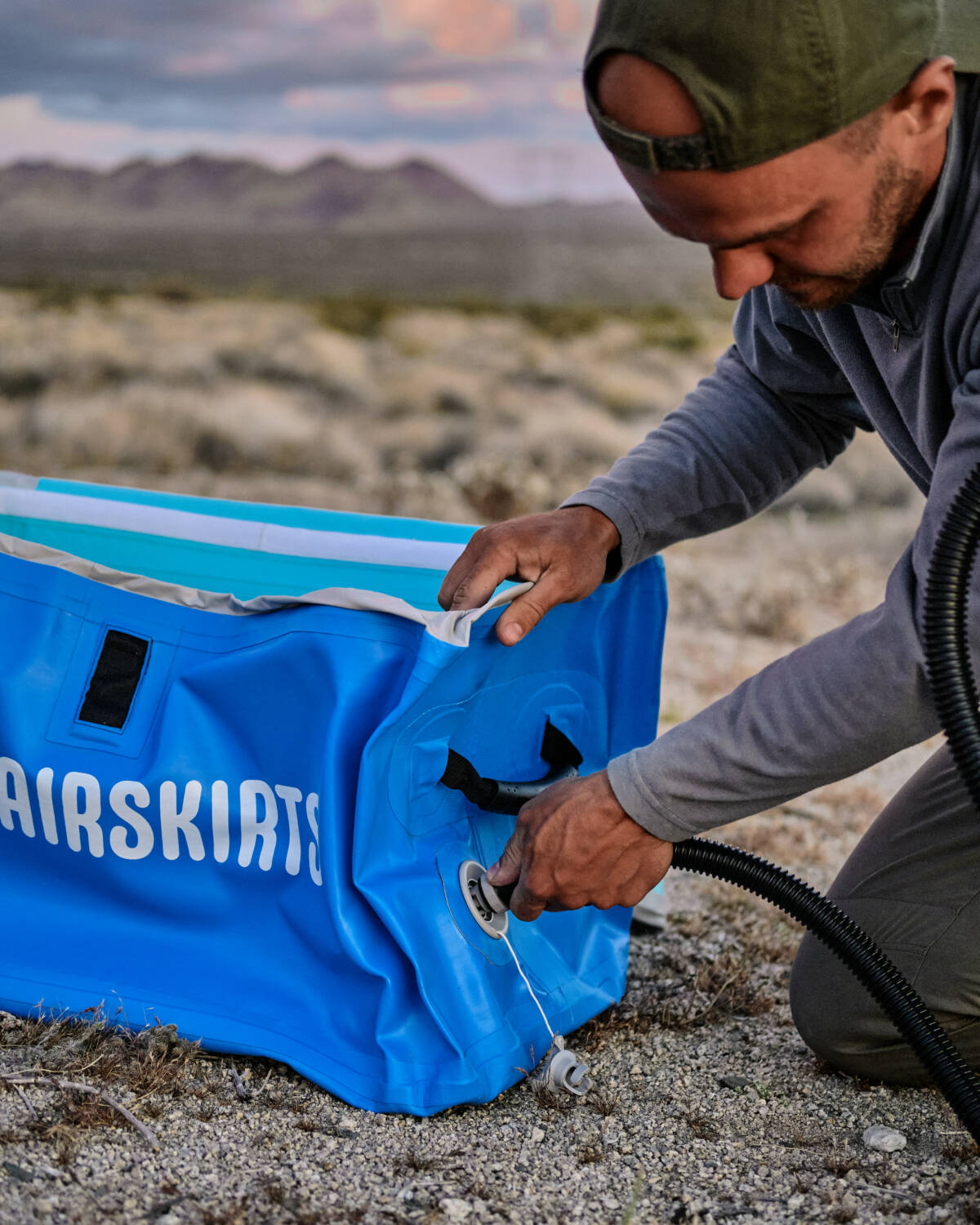 AirSkirts Cooler – The Rugged, Space-saving, Inflatable Cooler - AirSkirts