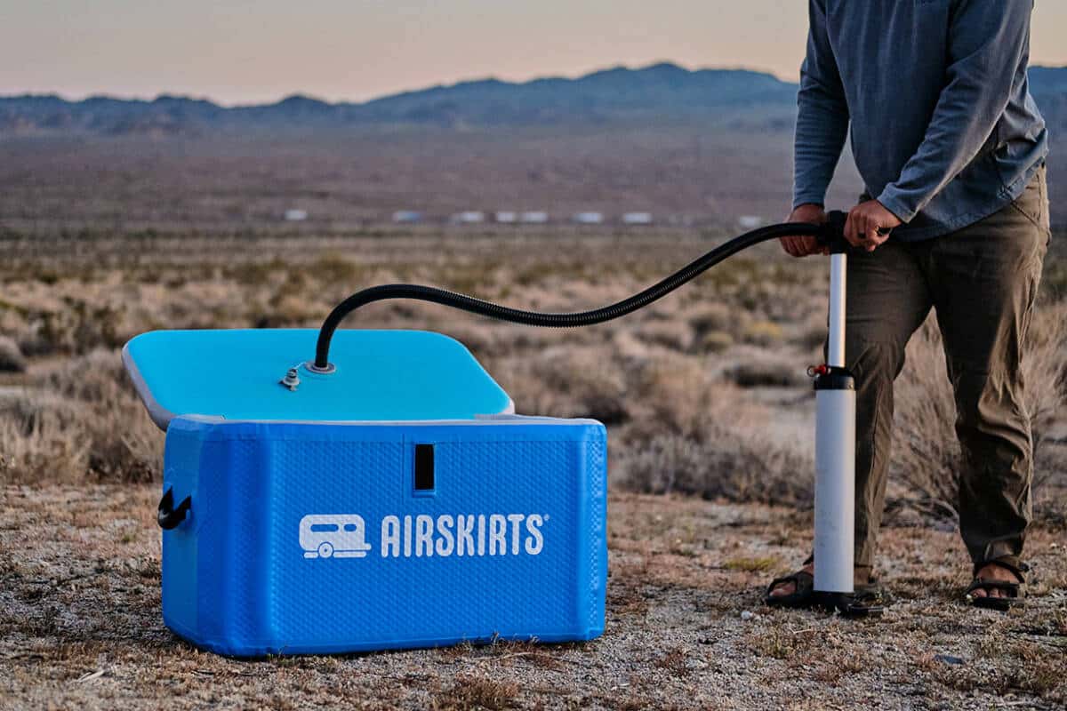 How do I inflate and deflate the AirSkirts Cooler? - AirSkirts